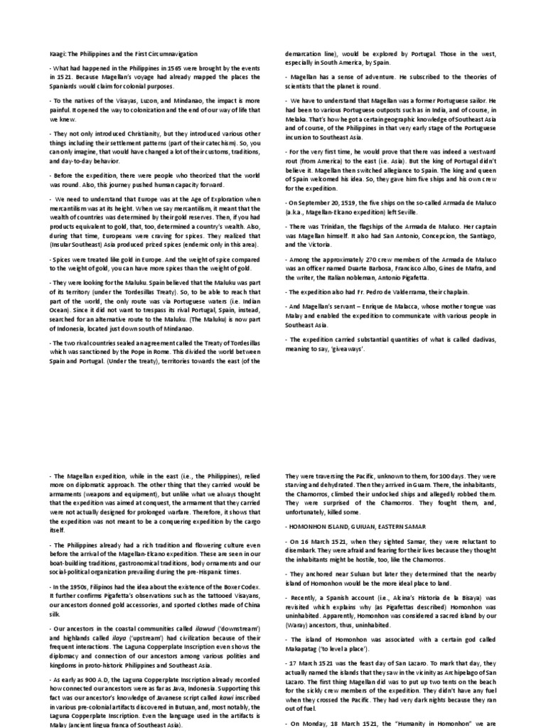 Kaagi (PHILIPPINE HISTORY) | PDF