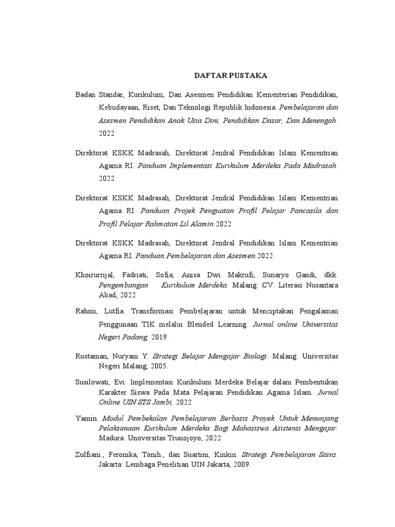 Daftar Pustaka | PDF