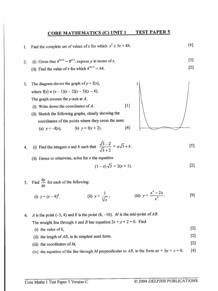 C1 Paper 5 | PDF