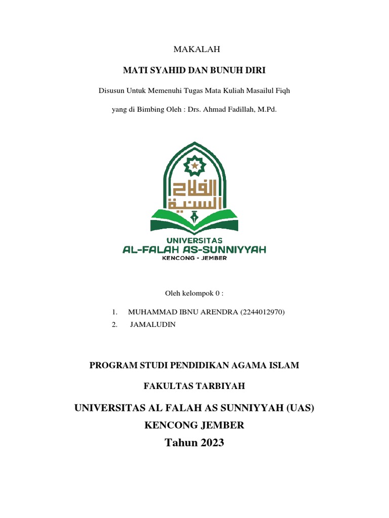 Makalah Mati Syahid | PDF