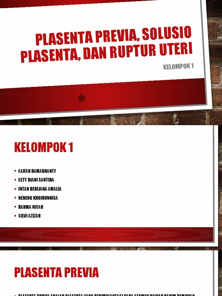ppt plasenta previa | PDF