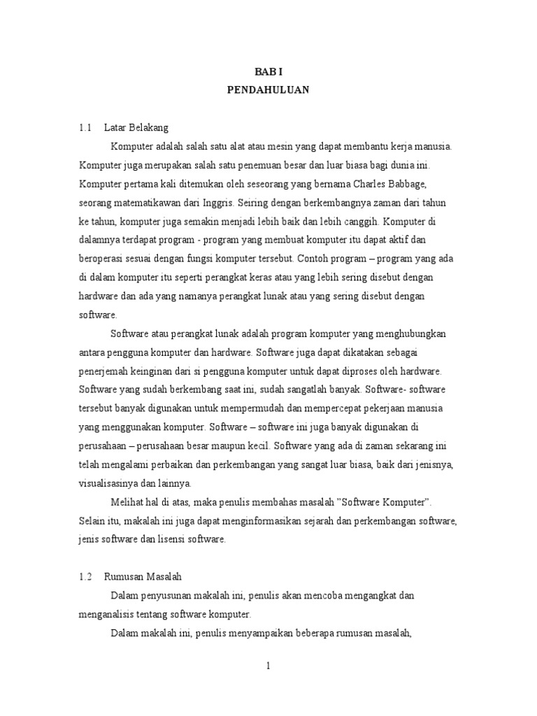 MAKALAH - SOFTWARE Fix | PDF