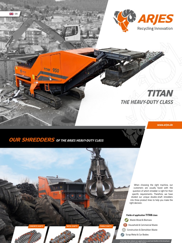 Arjes-Br-Titan en 2022 11 | PDF | Belt (Mechanical) | Recycling
