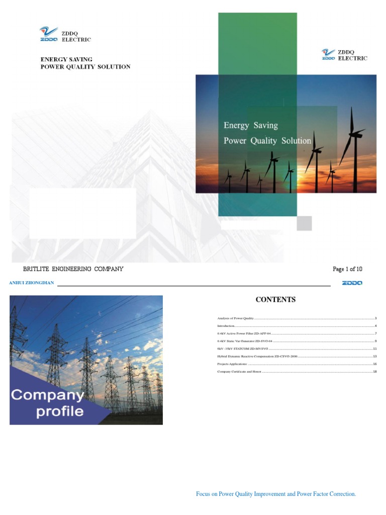 Power Quality Solutions Guide | PDF