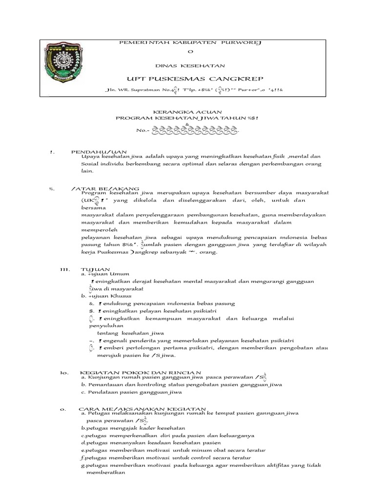 Kak Program Keswa | PDF