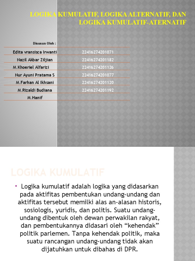 Kelompok 5 Logika Hukum | PDF