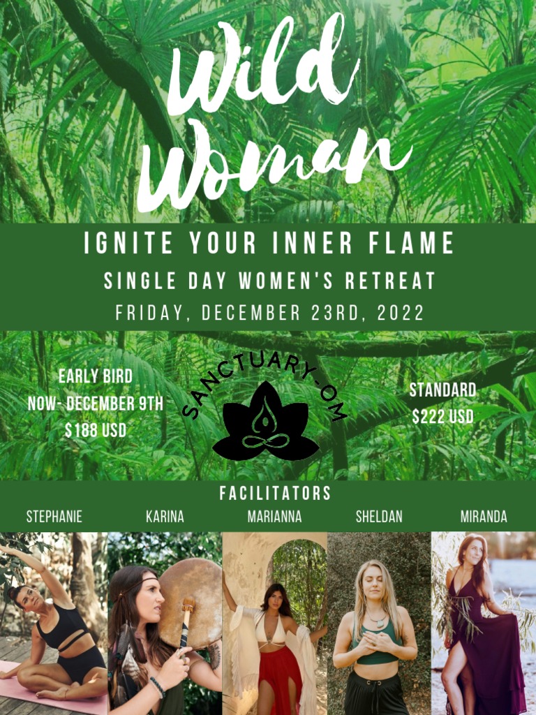 Wild Woman Retreat Booklet | PDF | Hatha Yoga | Shamanism
