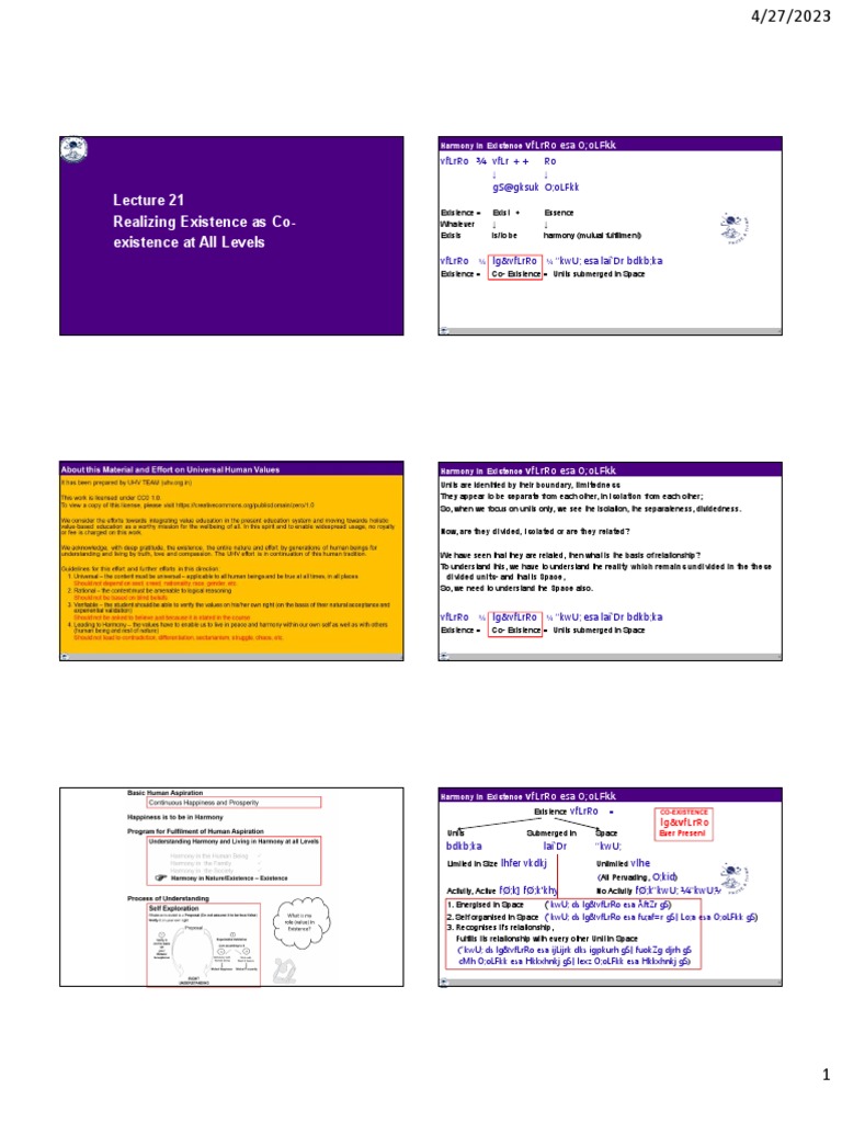 UHV II Lecture 21 | PDF