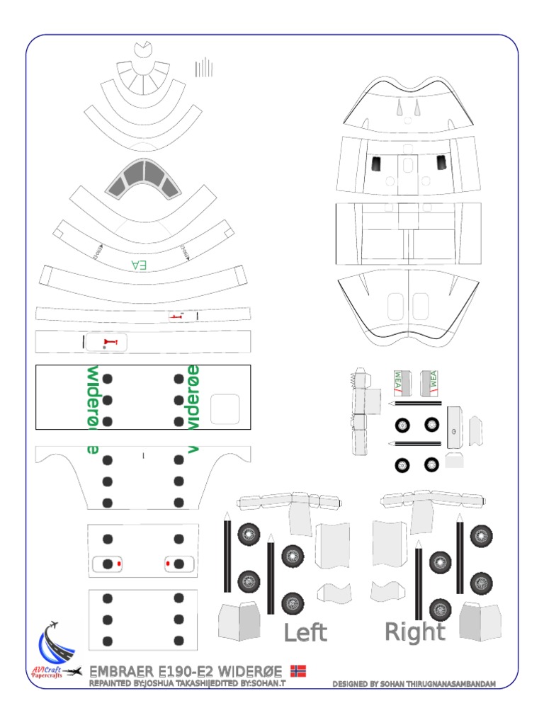 E-195 Papermodel | PDF