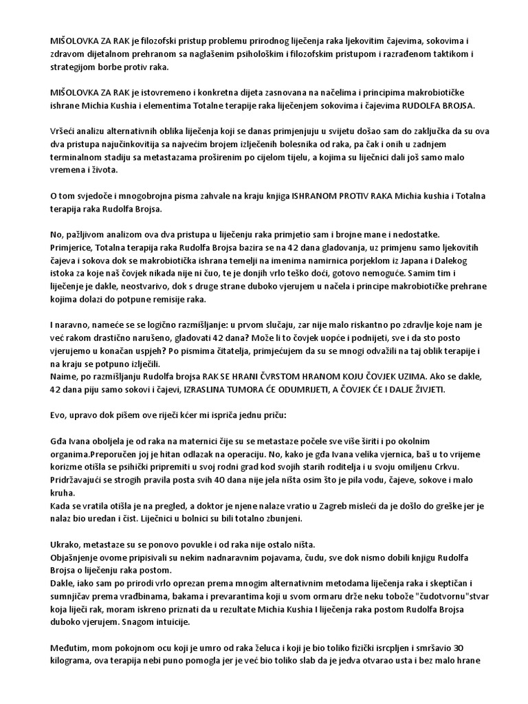 Dokumen - Tips - Misolovka Za Rak | PDF