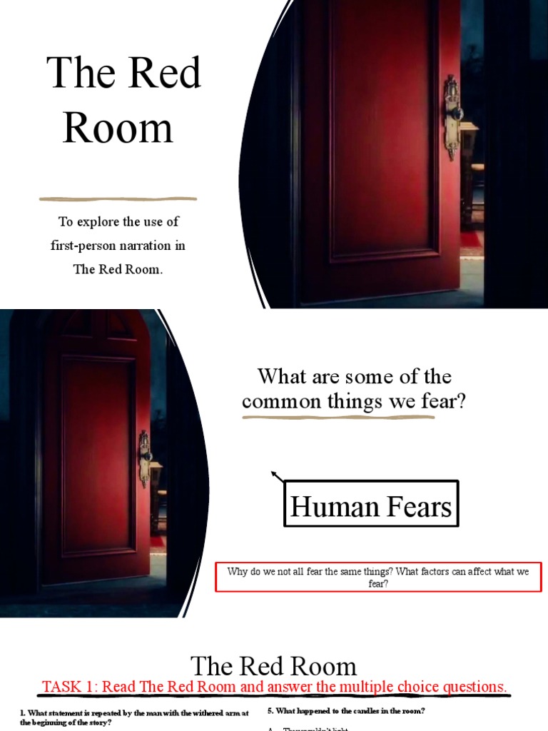 Gothic Fiction L5 The Red Room | PDF