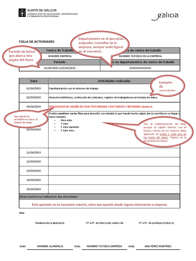 Ejemplo de Bitácora. | PDF | Cocina occidental | Preparación de comida ...