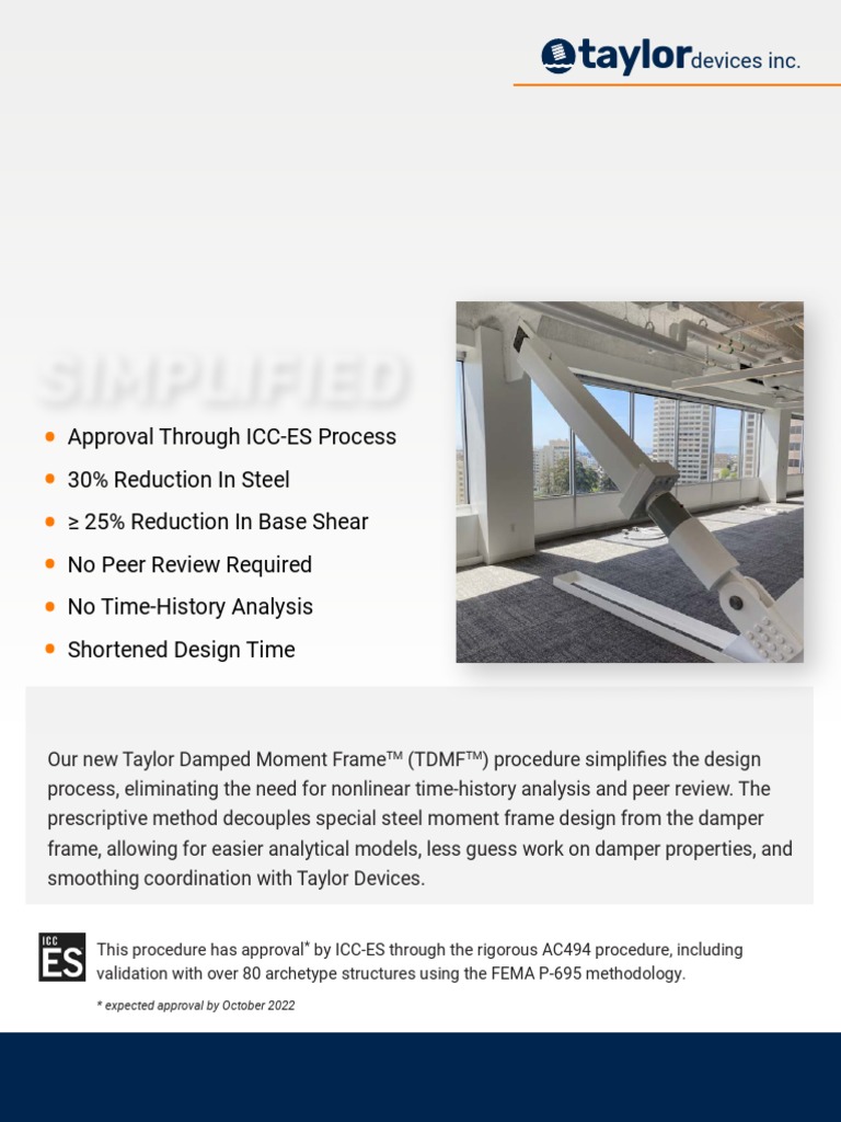 Taylor Devices TDMFbrochure | PDF