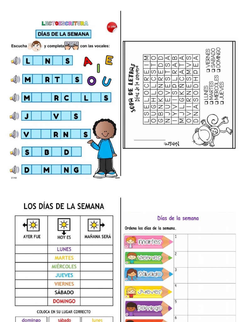 Dias de La Semana | PDF