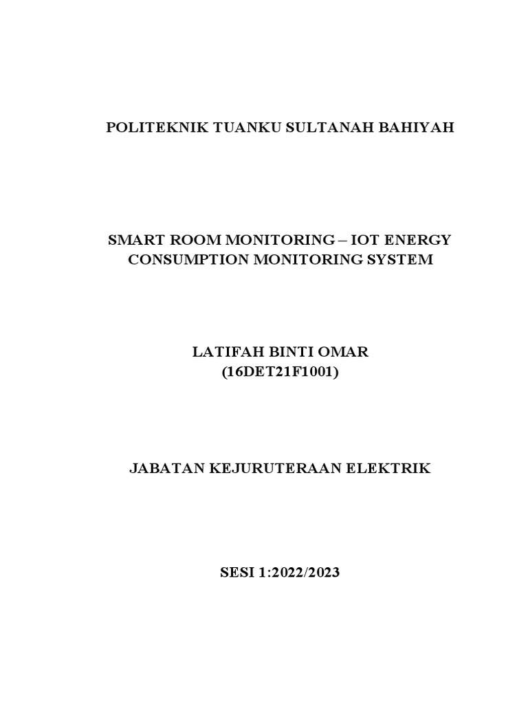 Fyp Report Template - 1 | PDF