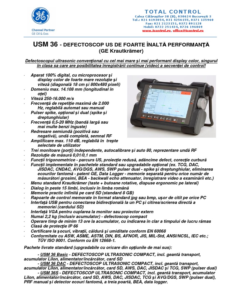 Prezentare USM 36 | PDF