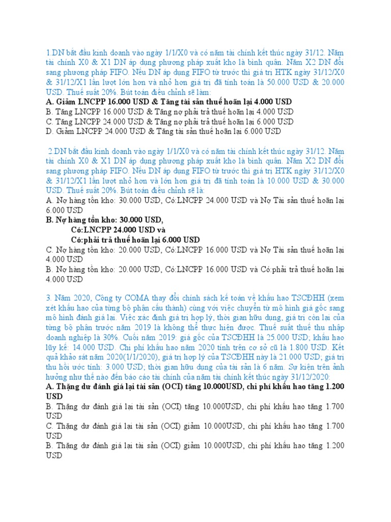 Ke Toan Quoc Te 1.1 | PDF