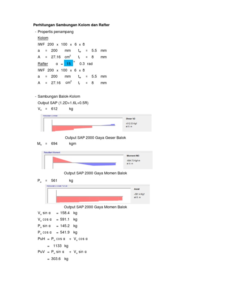 Analisa Sambungan | PDF | Sains & Matematika