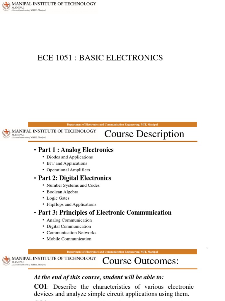 CH1 Module1 Diodes | PDF | Semiconductors | Diode