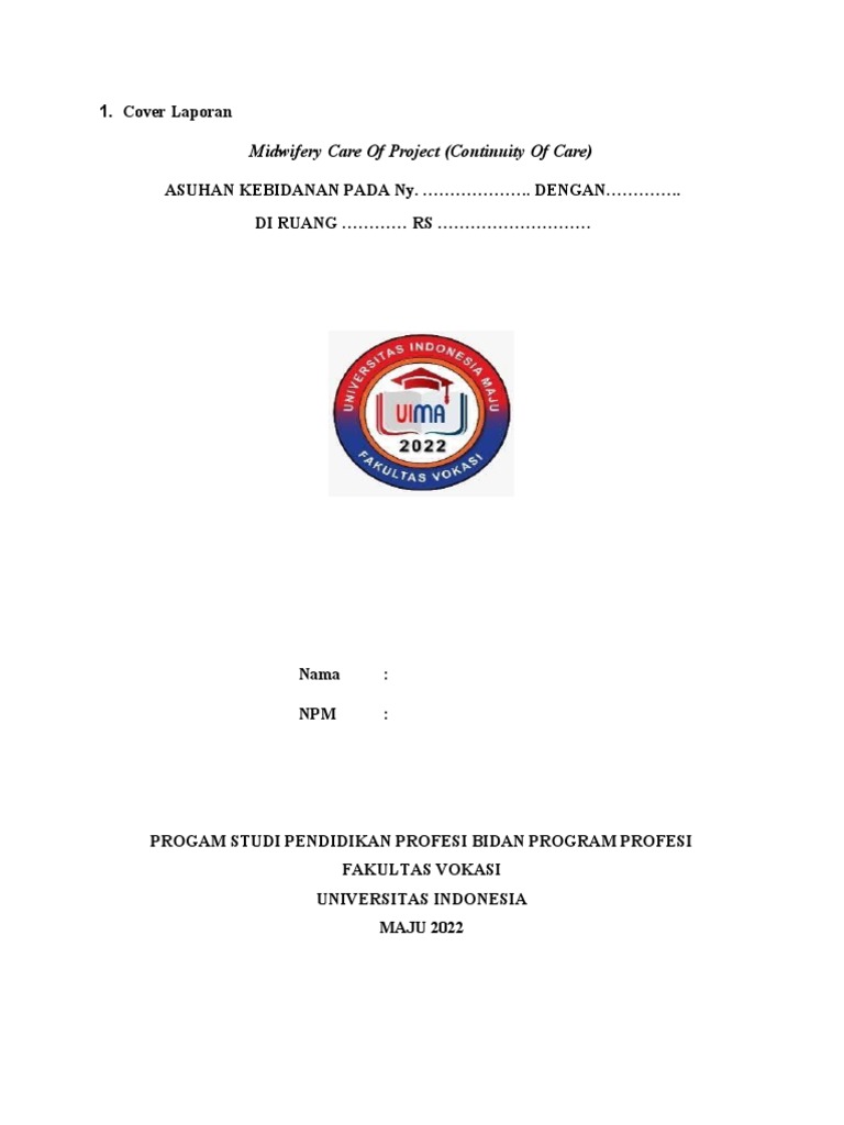 Format Laporan Coc | PDF