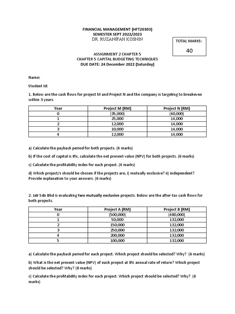 Assignment 2 - CHP5 | PDF