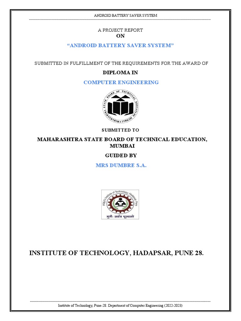 REPORT - COVER For CPP | Download Free PDF | Mobile App | Diploma
