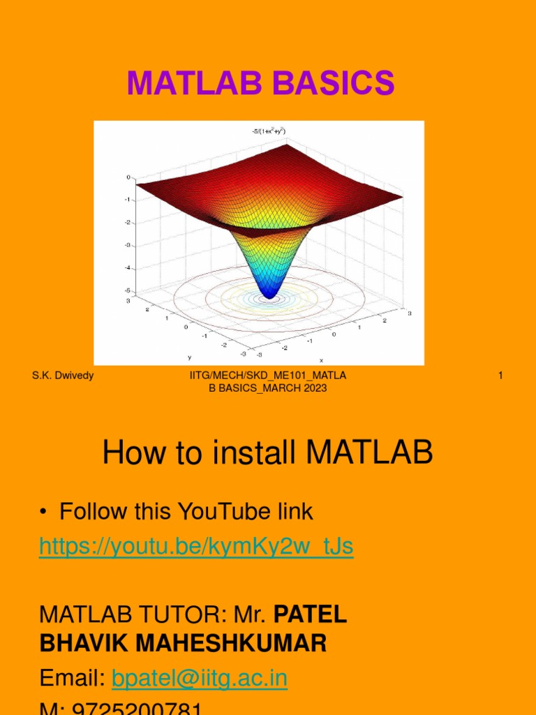MATLAB BASICS | PDF