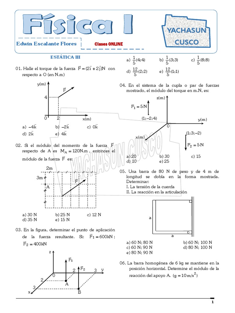 Estatica IV | PDF