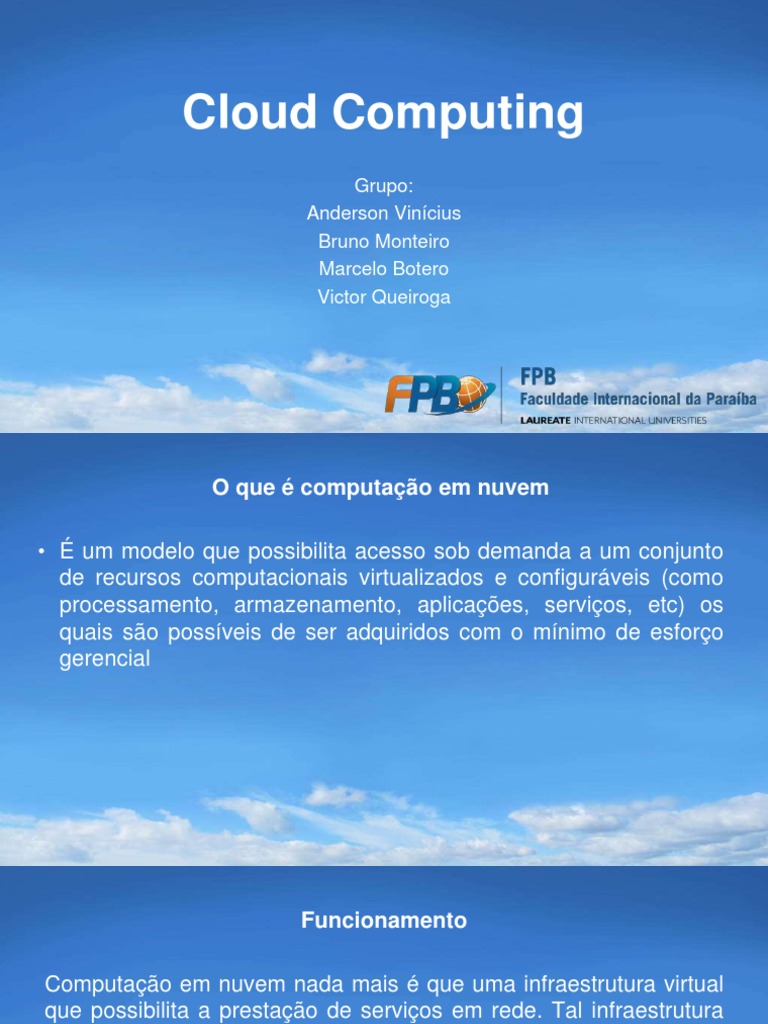 Visao Geral Da Computacao em Nuvem | PDF