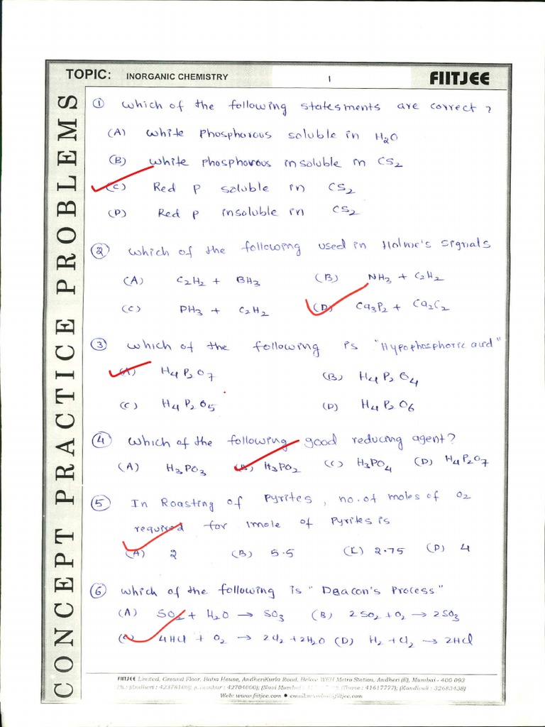 P Block Ncert 2 | PDF