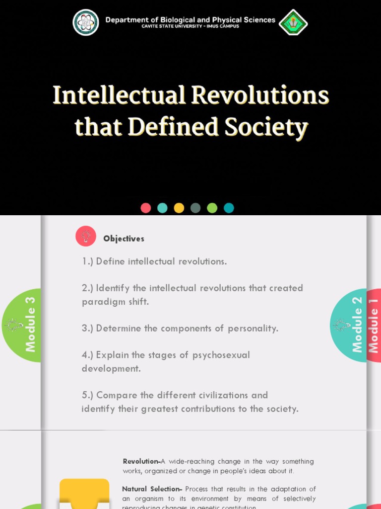 Module 2 Intellectual Revolutions That Defined Society | PDF