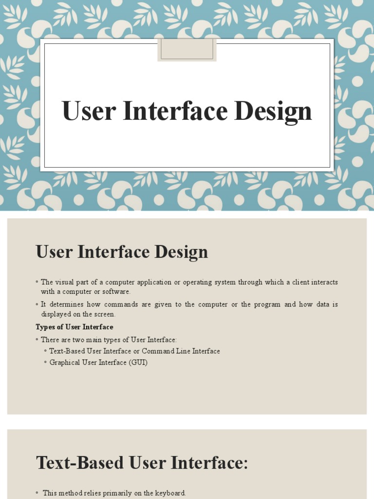15. User Interface Design | PDF | Graphical User Interfaces | Icon ...