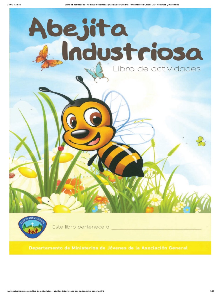 Libro de Actividades - Abejitas Industriosas | PDF