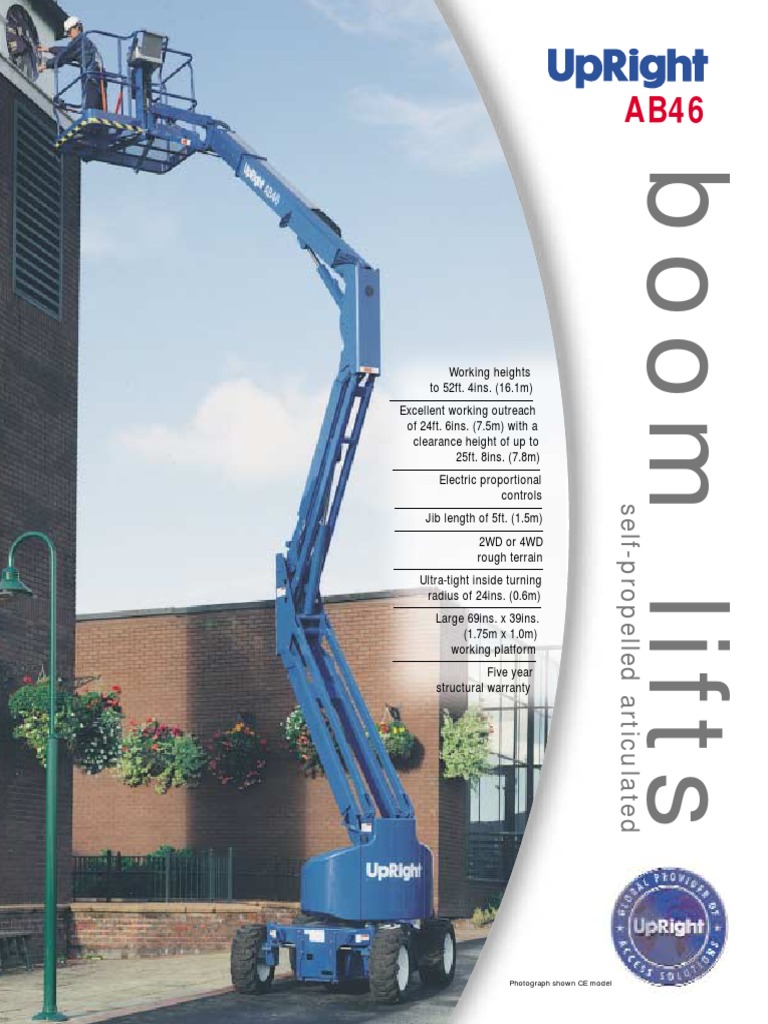 Upright AB46 Self Propelled Boom | PDF
