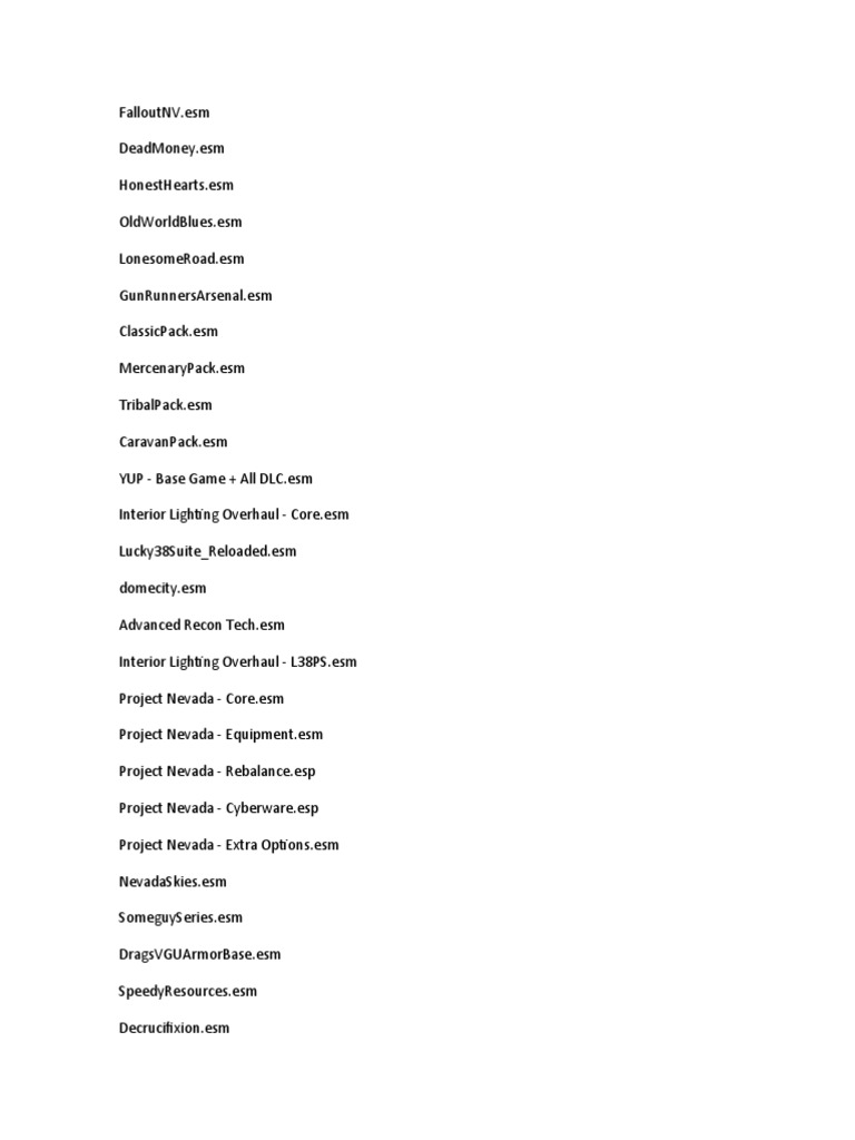 FalloutNV Mods | PDF