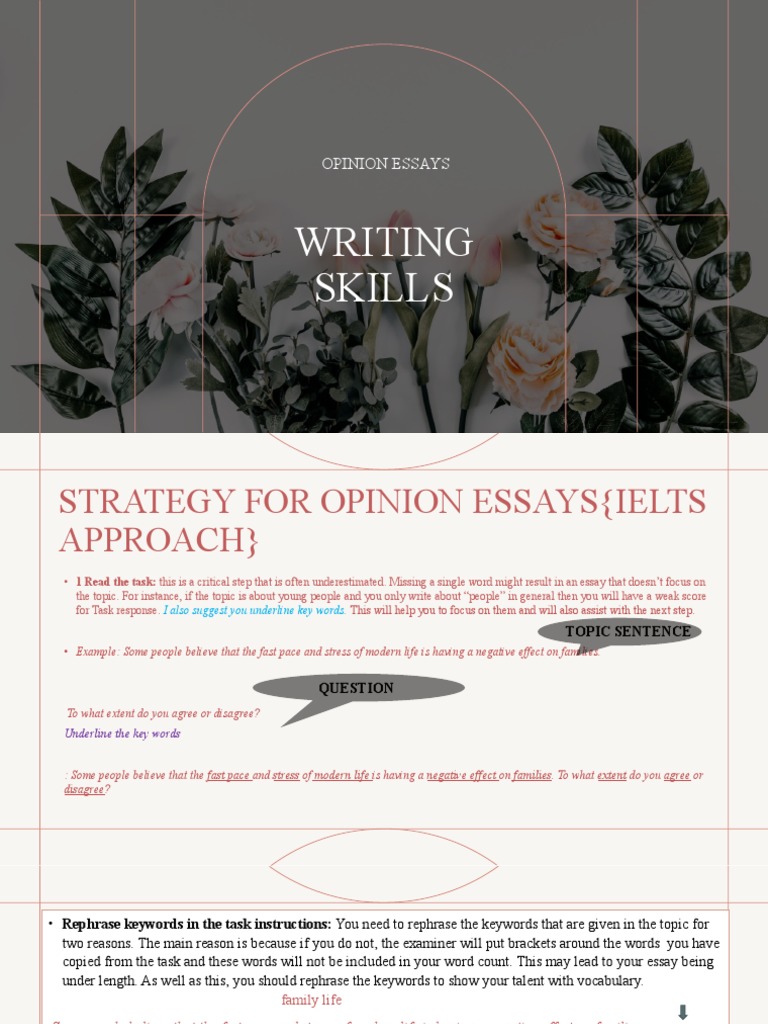 Opinion Essay (IELTS APPROACH) | PDF | Essays | Paragraph
