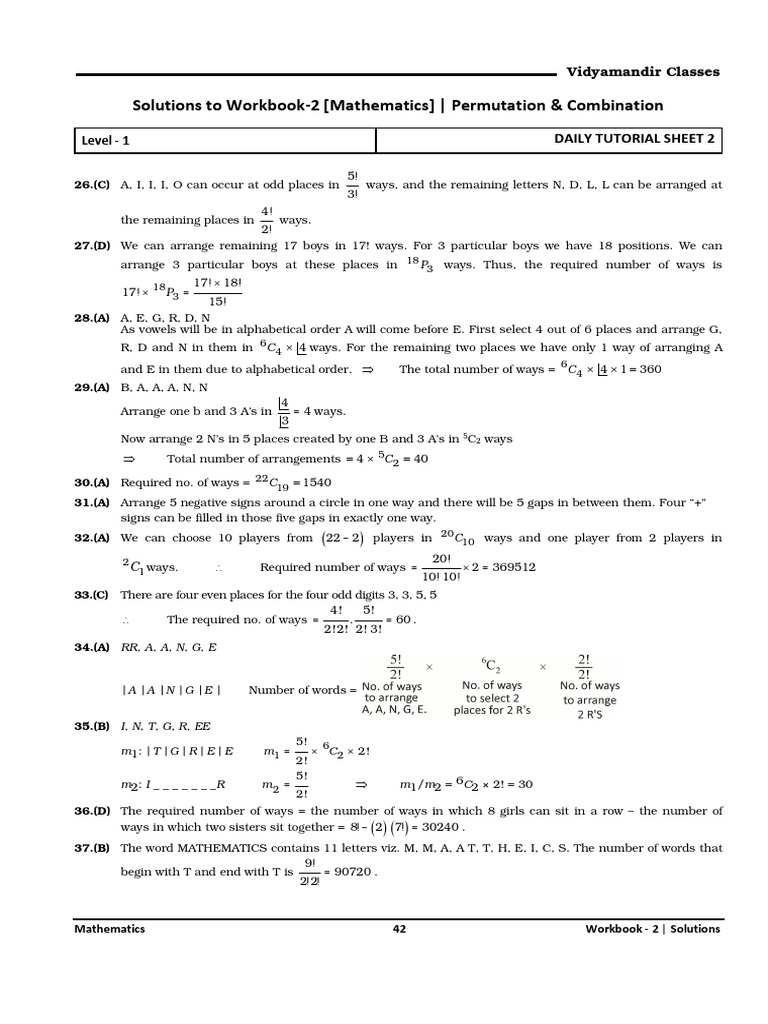 P and C Solutions Workbook-2 | PDF | Notation | Human Communication