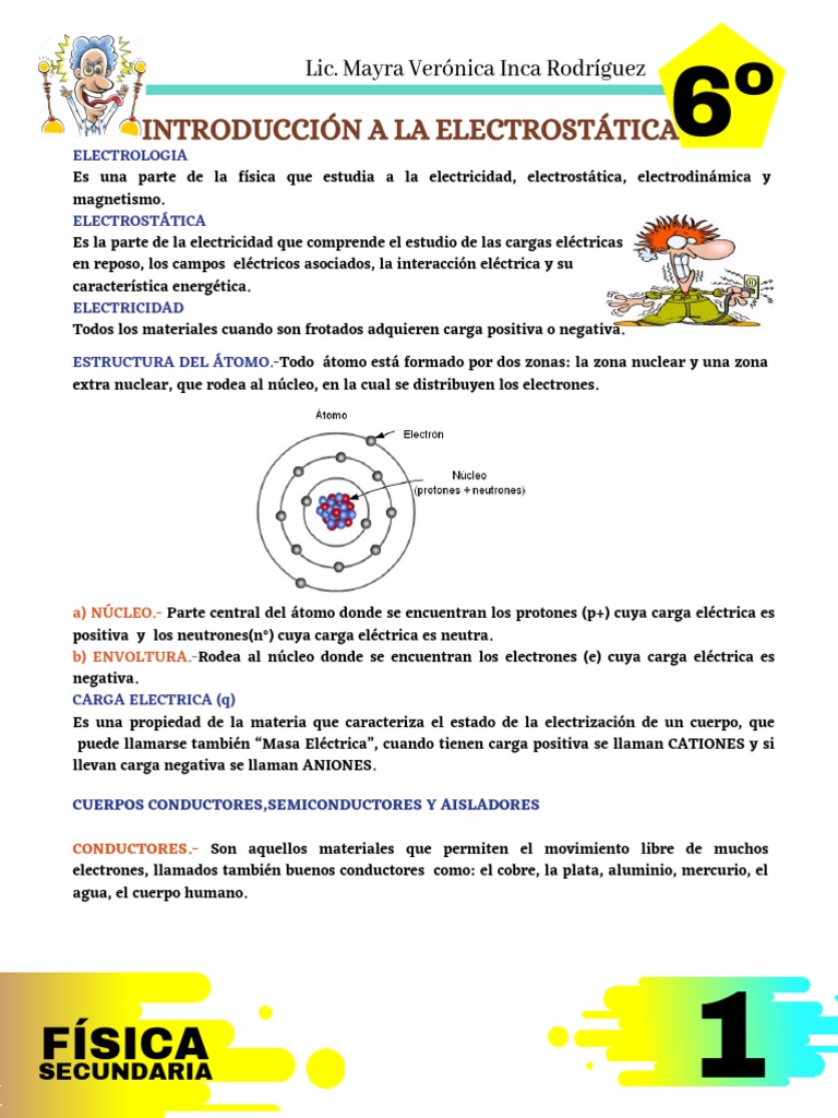 Introducción a la Electrostatica | PDF | Electricidad | Electrostática