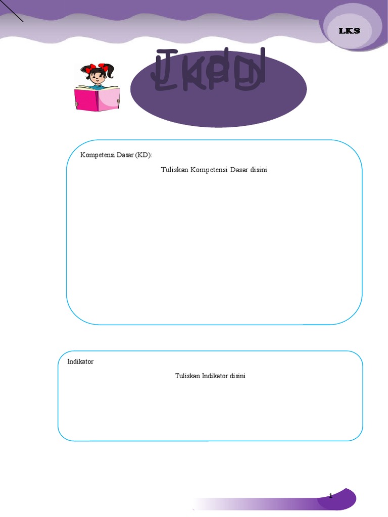 Template 1 LKPD. WWW - Pendidik4u.my - Id | PDF