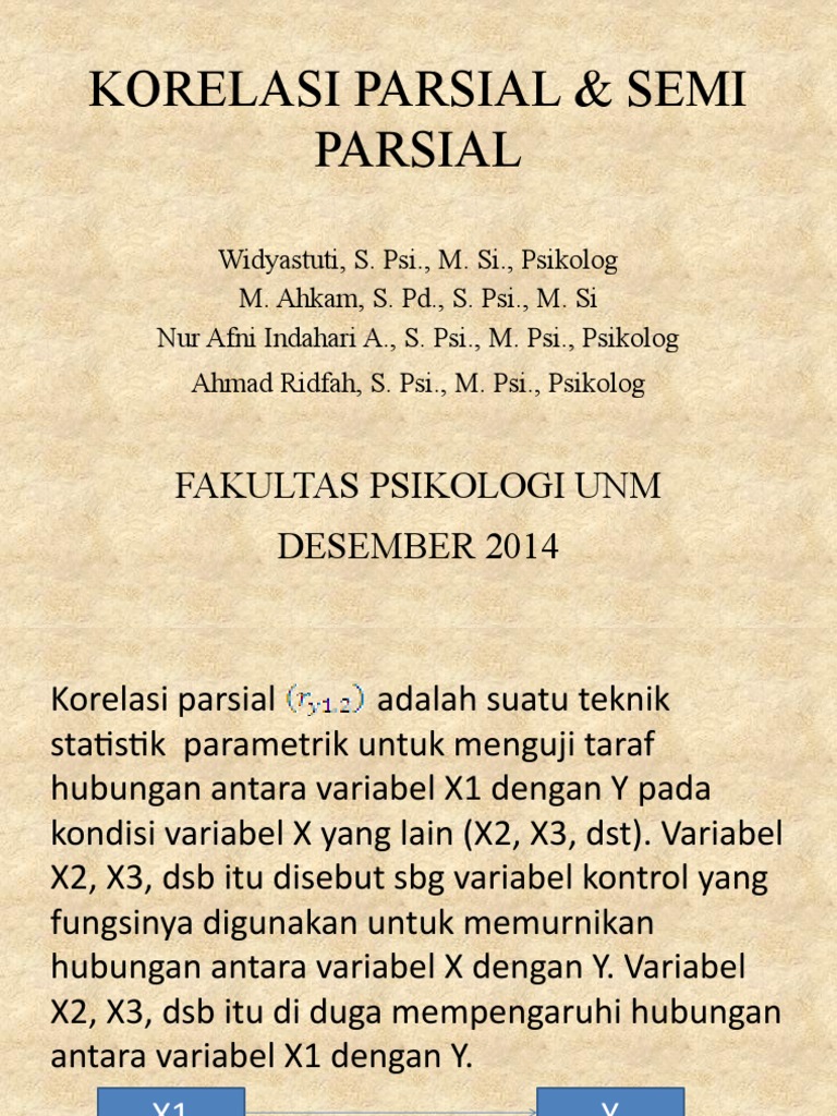 Teknik Korelasi Parsial dan Semi Parsial | PDF