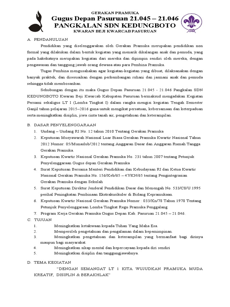 Proposal Persami | PDF