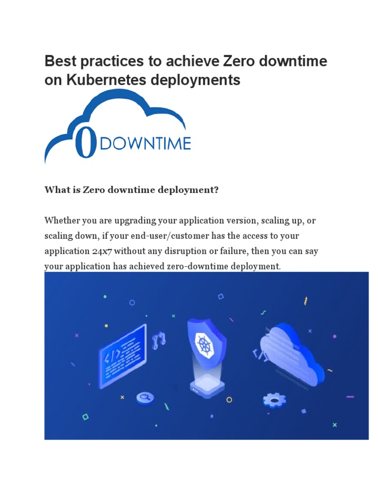 k8s Zero Down Time | PDF | Information Technology | Information ...