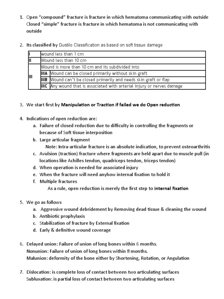 Questions Orthopedic Revision | PDF