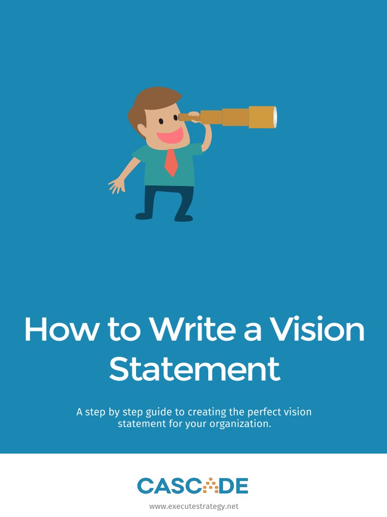 How To Write A Vision Statement | PDF | Brand | Strategic Planning