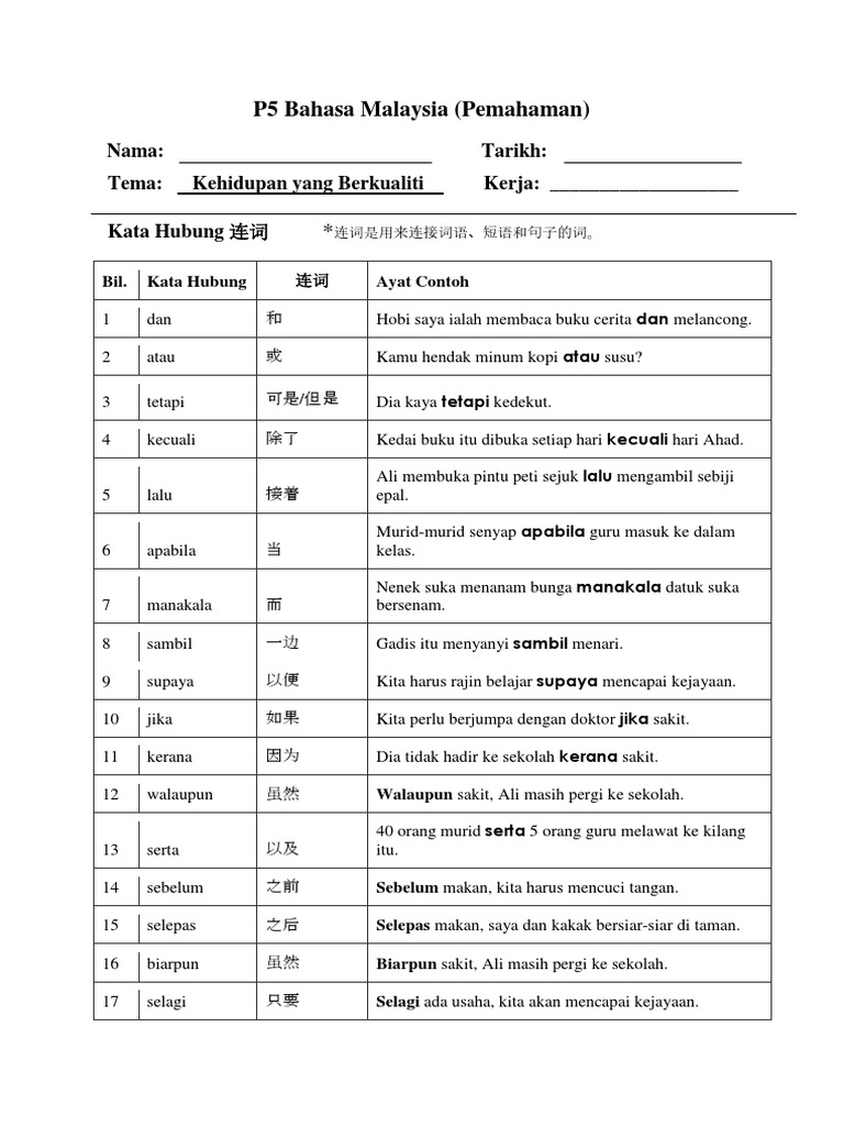 P5 Pemahaman Tema 3b (S) | PDF