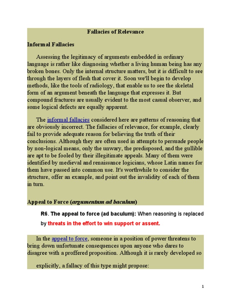 Week 13 14 | PDF | Fallacy | Argument