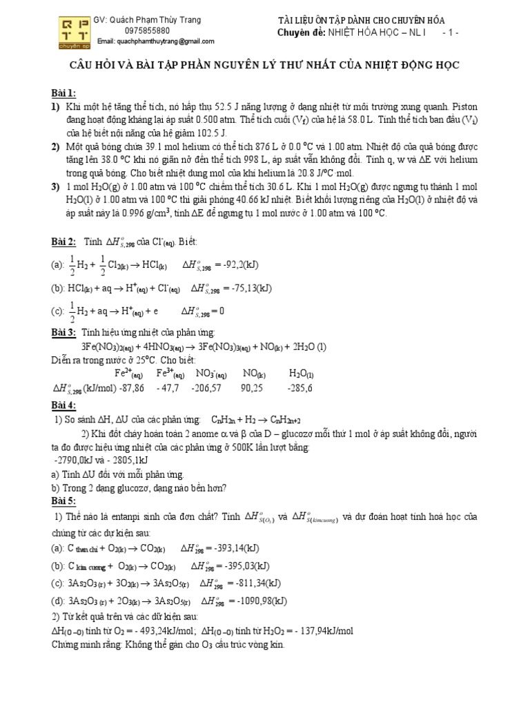 BT - Nhiet NL1 | PDF