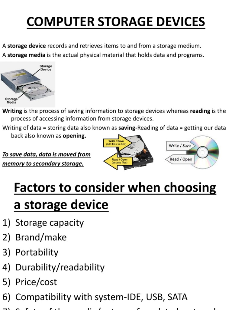 Computer Storage Devices Pdf Computer Data Storage Dvd