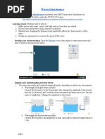 Waves Intro - Remote Lab | PDF | Wavelength | Waves