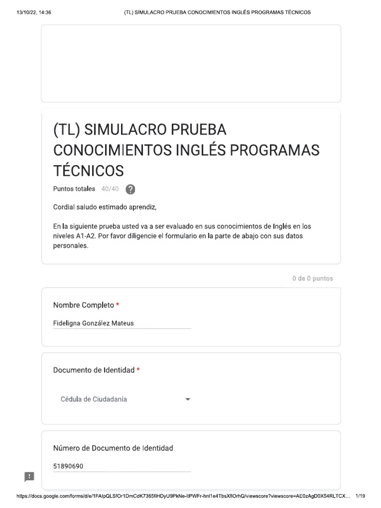 Simulacro Bueno | PDF
